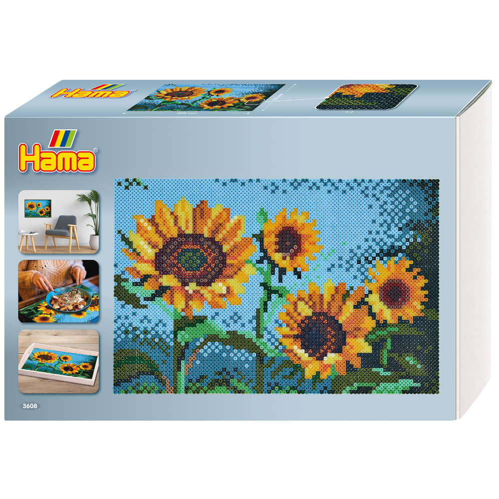 Hama Beads | Hama Art Sunflowers | Arts & Crafts Activity